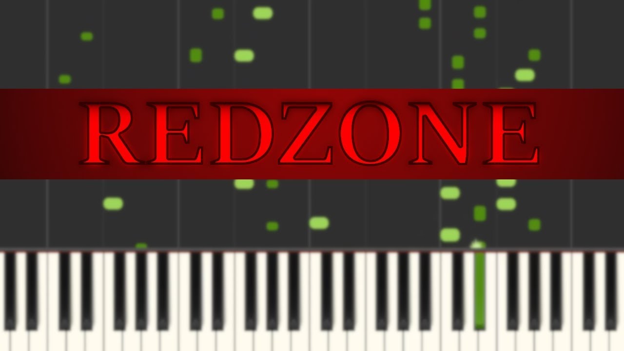 Redzone piano tutorial - YouTube