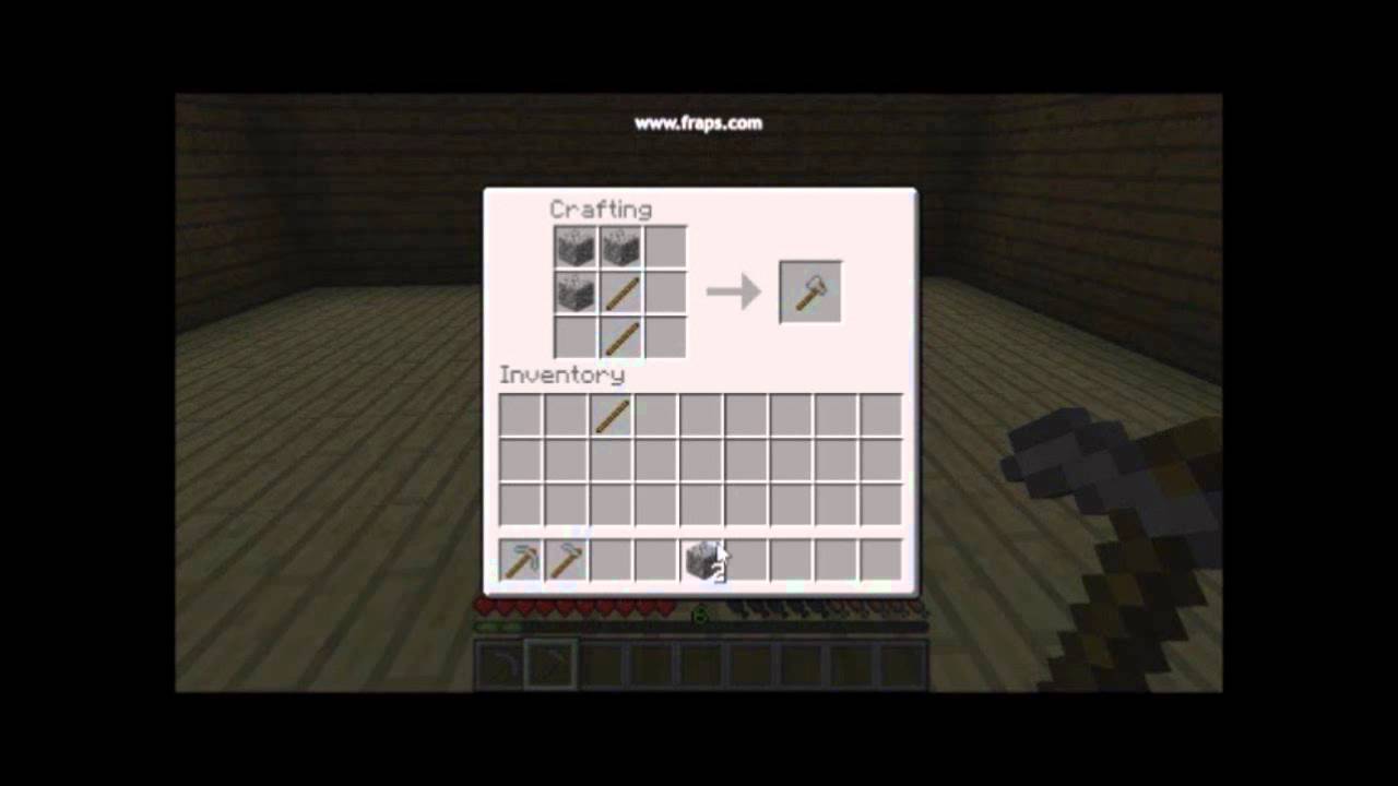 Minecraft - [How To] Make The Tools - YouTube