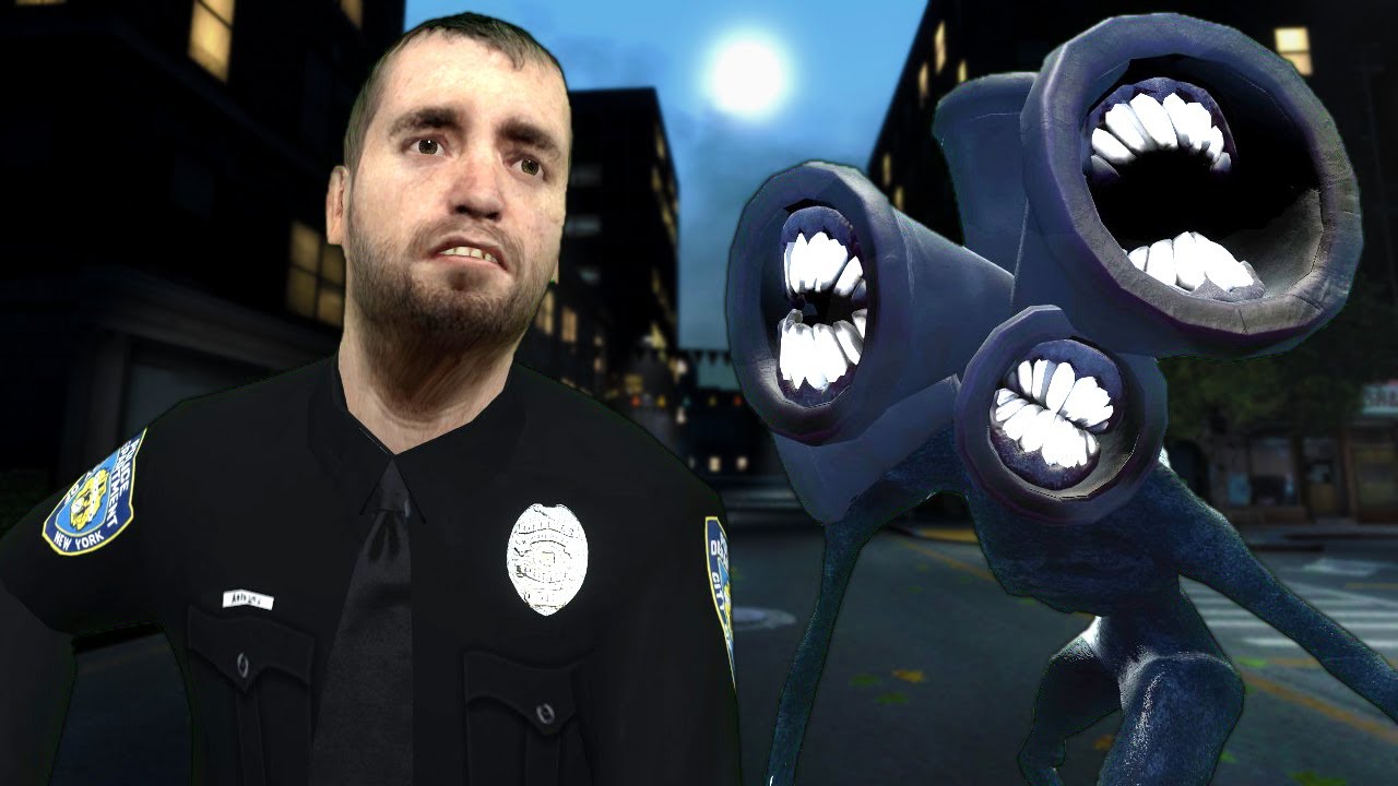 Dark Siren Head Found Us in the City in Gmod! - Garry's Mod Multiplayer ...