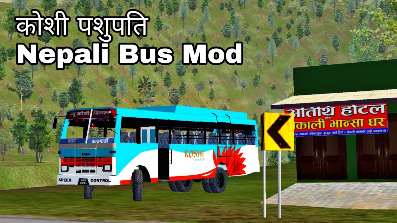 Nepali TATA Bus Mod for BUSSID | Nepal Bus Simulator | Koshi Pashupati ...