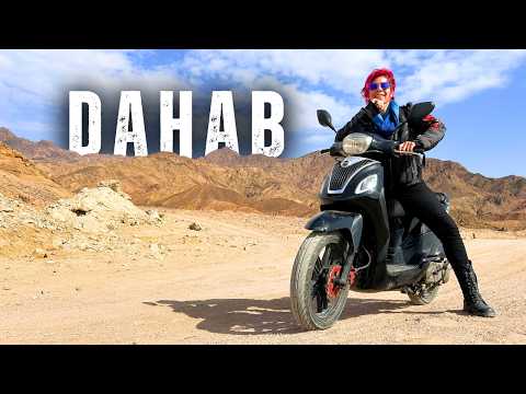 Dahab by Scooter 🛵 | Egypt’s Red Sea Hippie Town | Vlog 404 | لفة في دهب بالموتسيكل