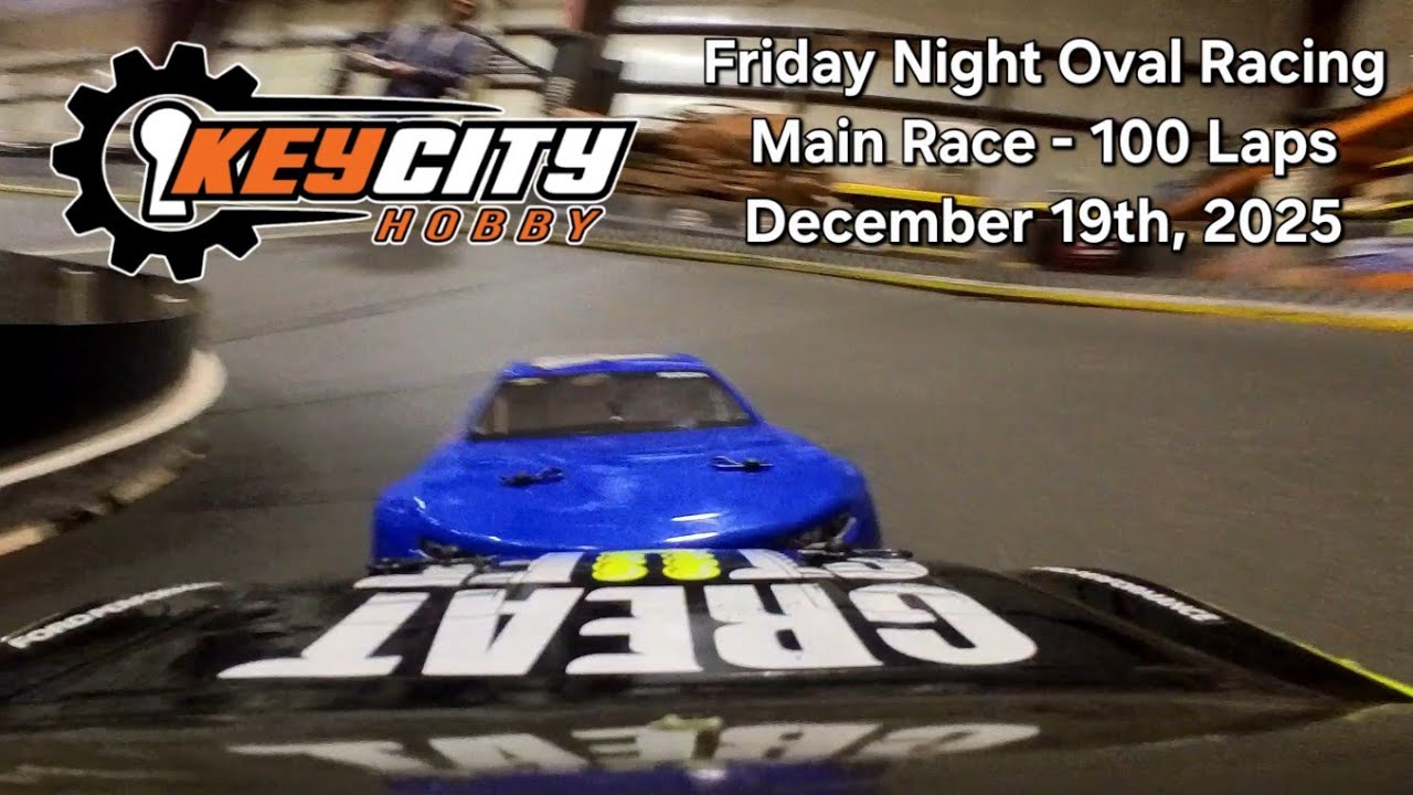 Key City Hobby - Friday Night NASCAR Racing - Main Race - December 19th ...