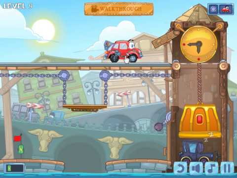 Wheely 4 Time Travel walkthrough Level #9 - YouTube