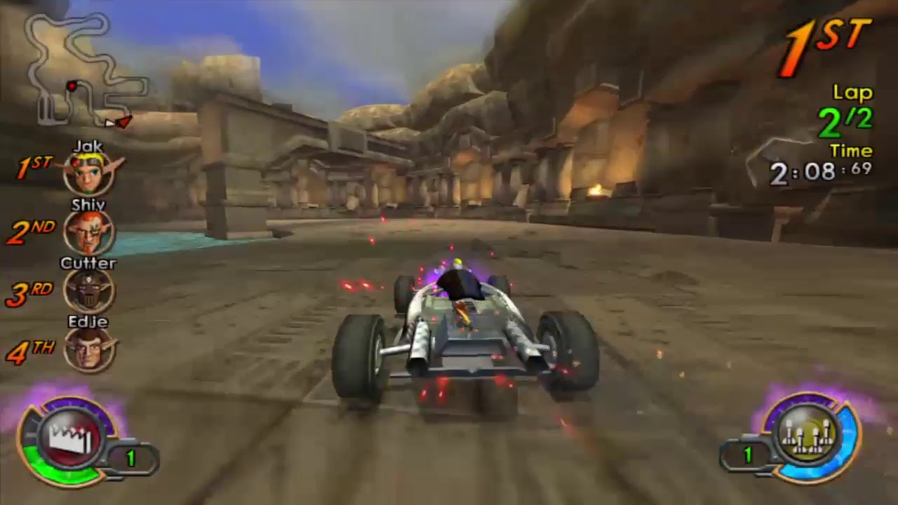 Jak x combat racing Gameplay part 2 - YouTube