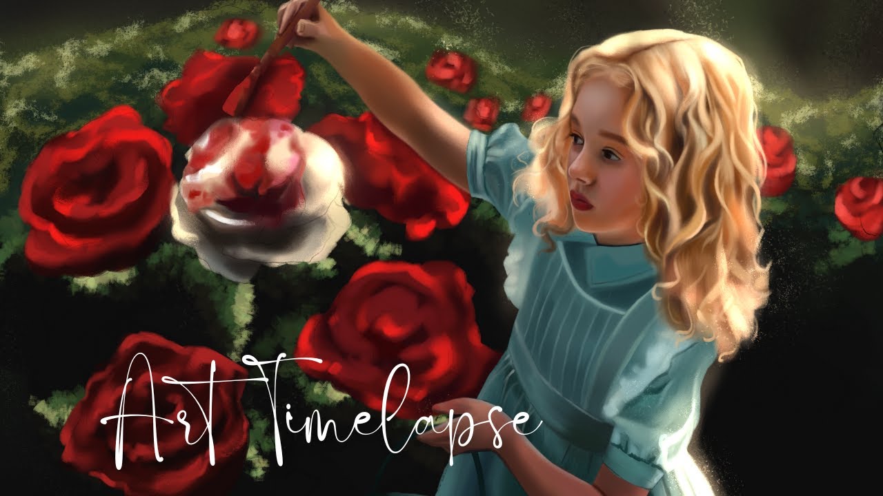 Alice painting the roses red 🌹 - YouTube