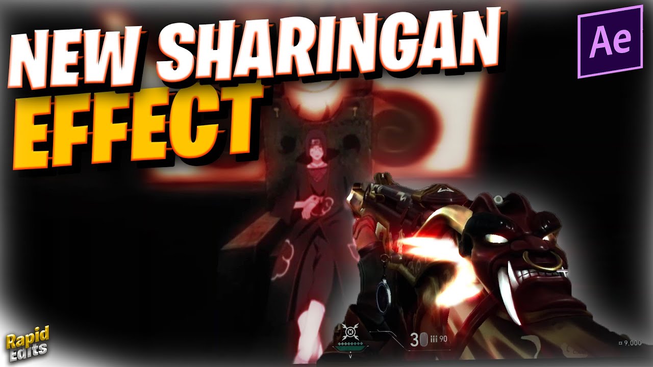 How To Make A GODLY *NEW SHARINGAN* Effect (Tutorial Video) - After Effects - YouTube