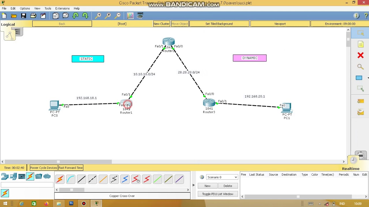 KONFIGURASI ROUTING STATIC DINAMIC - YouTube