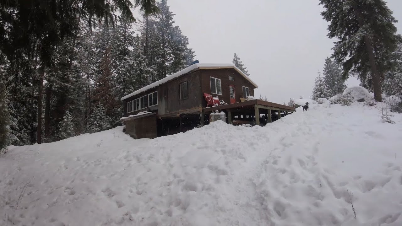 Snowed in at the Homestead Cabin! A Weekend of Work and Play! - YouTube
