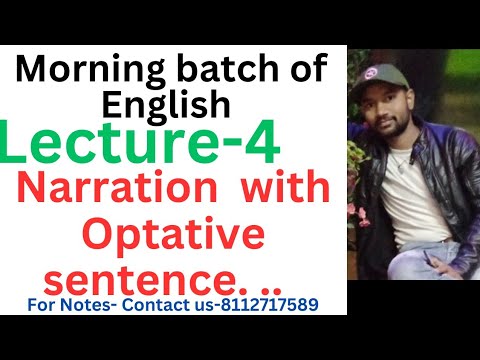 Indirect Narration With Optative Sentence - YouTube