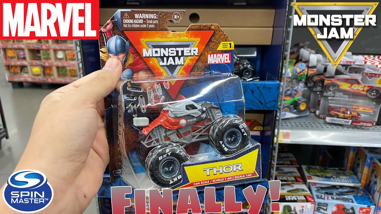 FINALLY Found The NEW Thor MARVEL Monster Jam Truck! INSTORE & Review ...