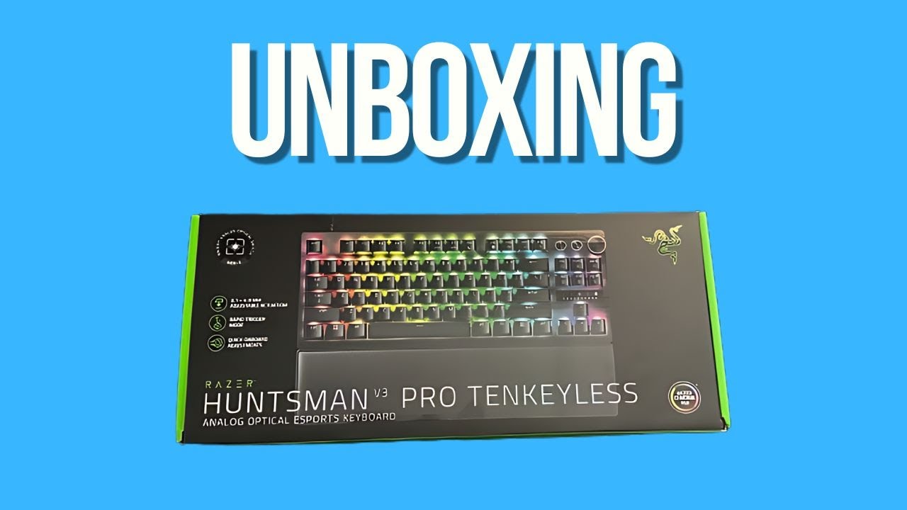 Razer Huntsman V3 Pro TKL - Unboxing + Sound Test! - YouTube