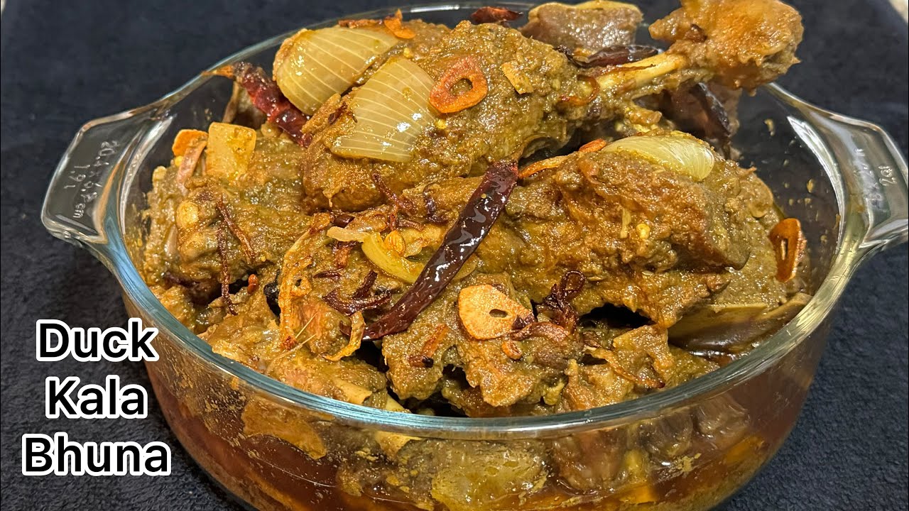 Duck Kala bhuna | হাঁসের মাংসের কালা ভূনা রেসিপি | Bangali recipe ...