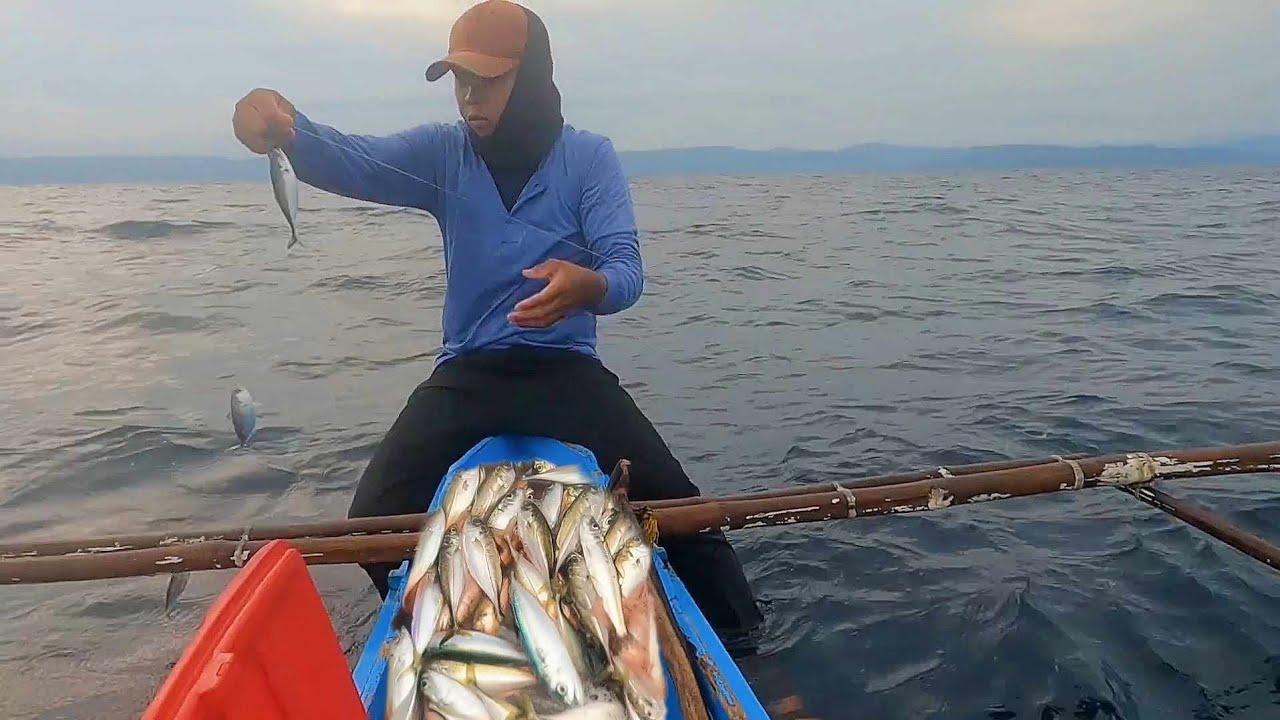 Grabe! Halos bawat kawil may huling isda - YouTube
