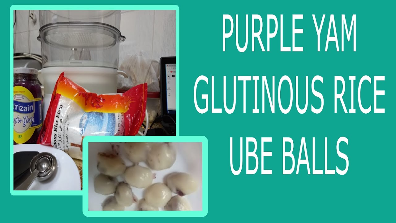 PURPLE YAM /UBE BALLS - YouTube