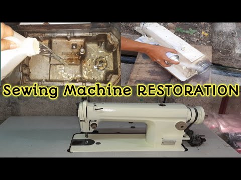 Paano ayusin ang Lumang Makinang pang Tahi/sewing machine restoration ...