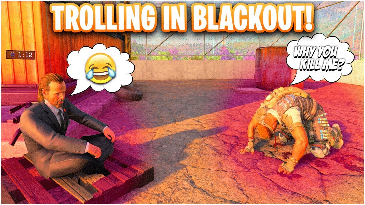 TROLLING RANDOMS in BLACKOUT!... *HILARIOUS REACTIONS* 😂 - YouTube