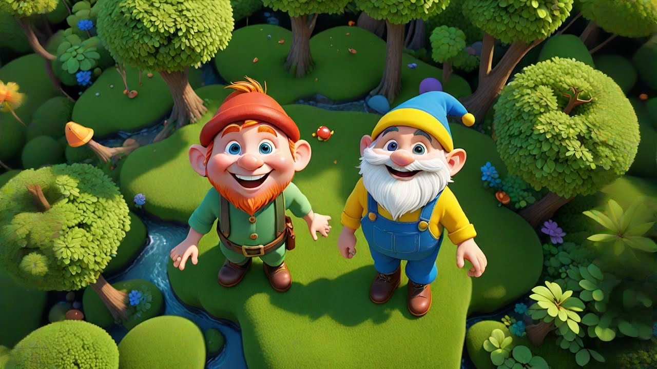 Five Giggle Gnomes Bounce on Their Knees | Whimsical Counting | Gnome ...