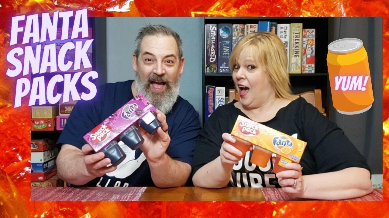 FANTA SNACK PACK REVIEW ( ORANGE AND GRAPE SODA FLAVORS ) - YouTube