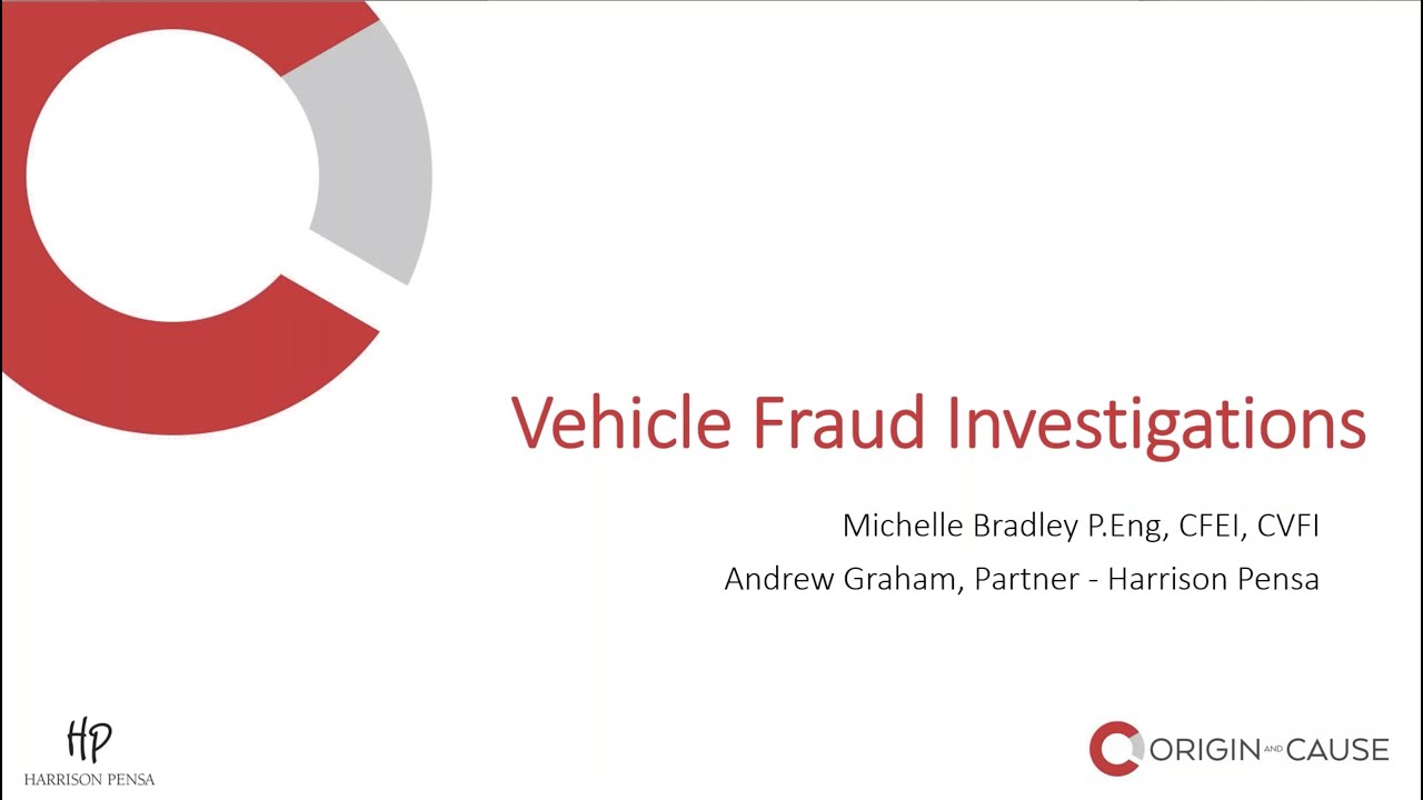 4th Annual National Tour - Vehicle Fraud Investigations - YouTube