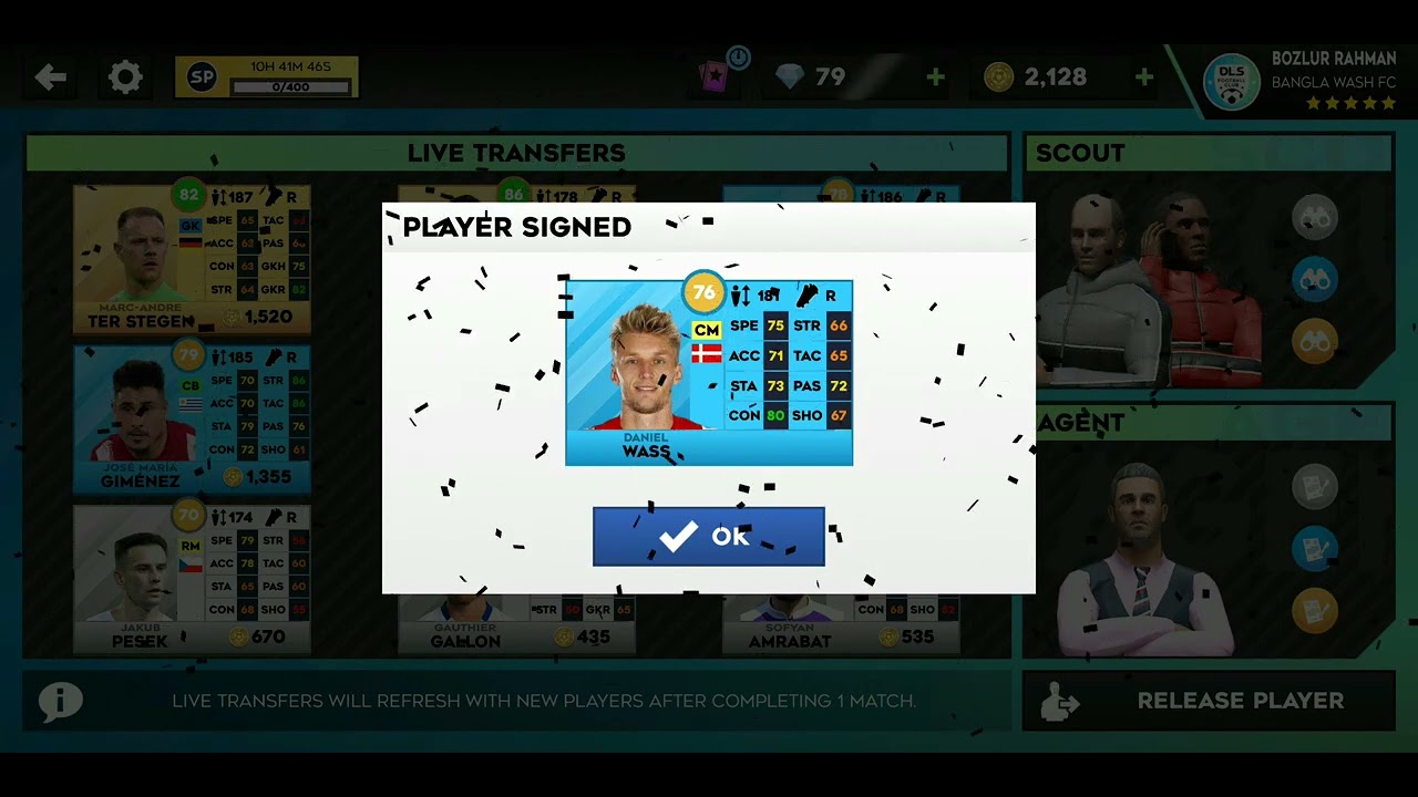 Daniel Wass Free Pass AGENT Get RARE player DLS23 - YouTube
