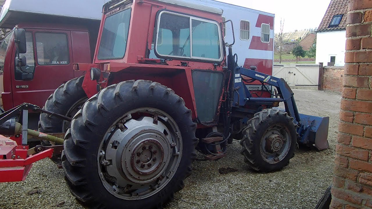 New tractor - Massey Ferguson 590 - YouTube