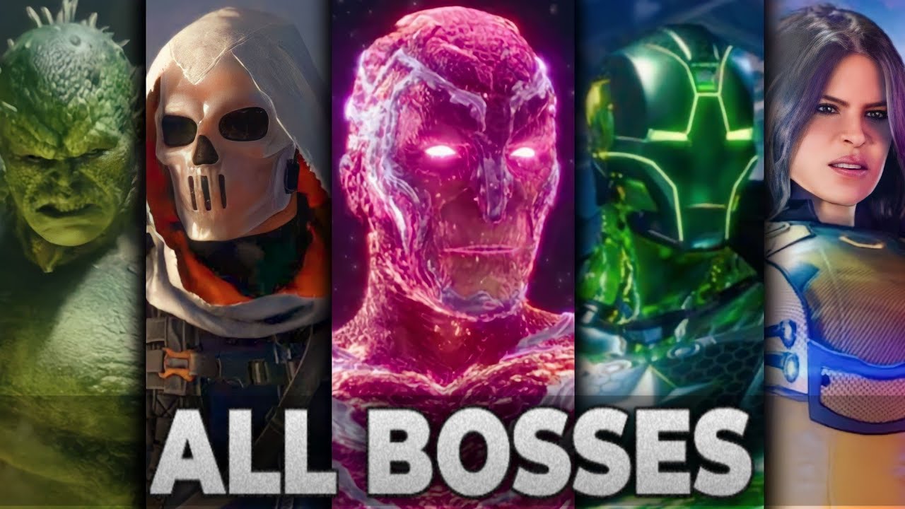Marvel Avengers - All Bosses + DLC's - YouTube