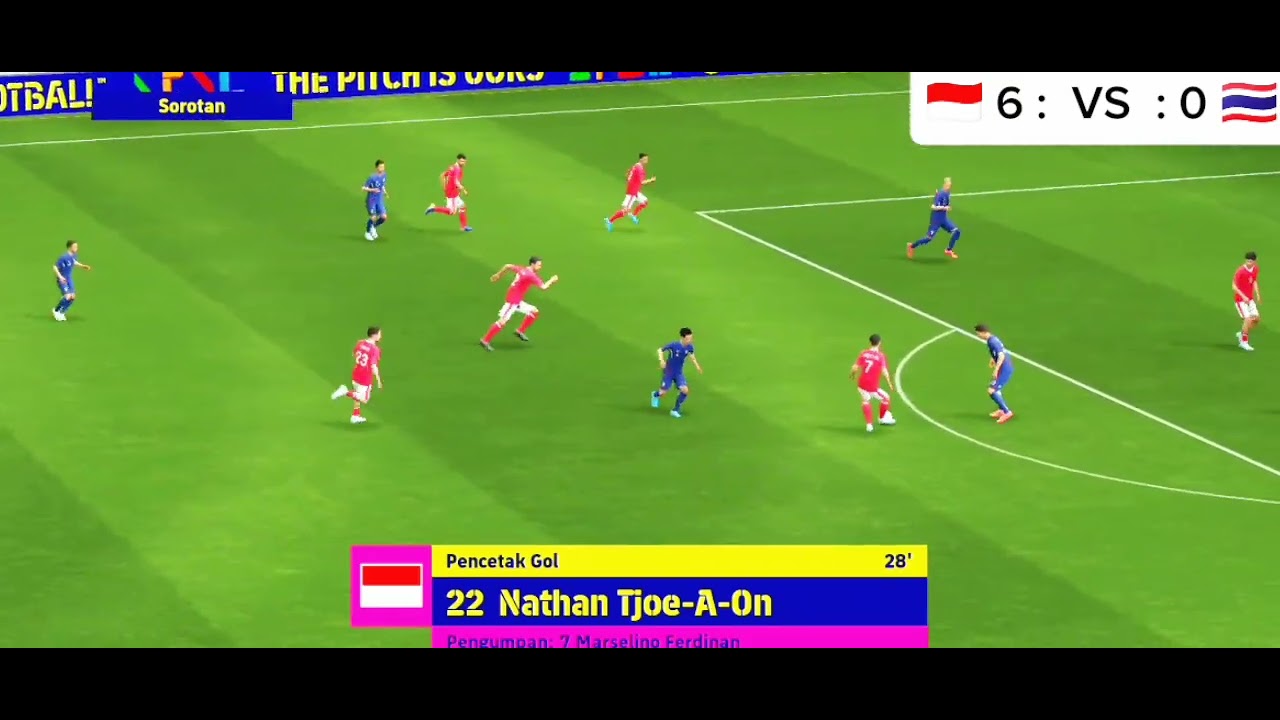 PERMAINAN TIM NAS INDONESIA. di game efootbal - YouTube