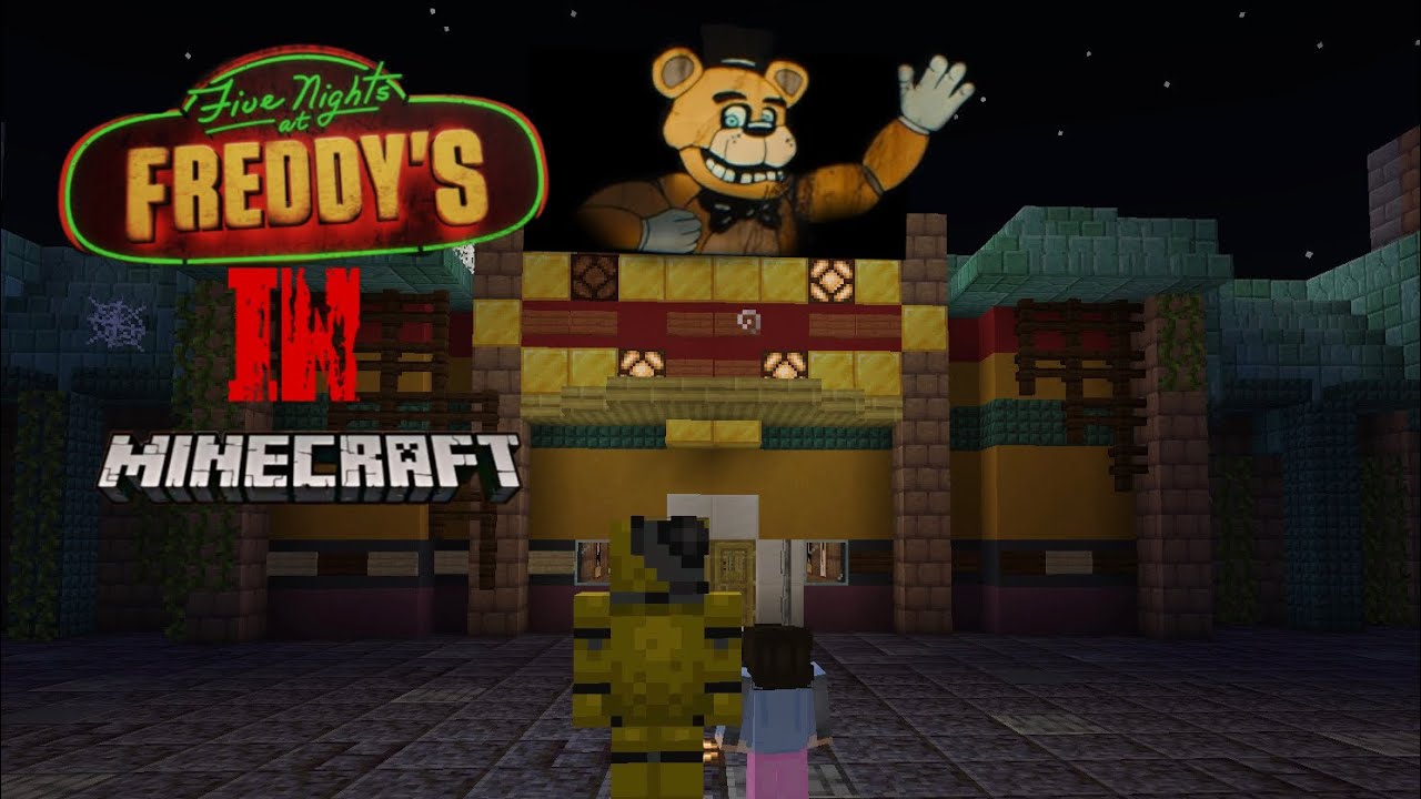 Recreating the entire FNAF movie pizzeria in Minecraft - YouTube