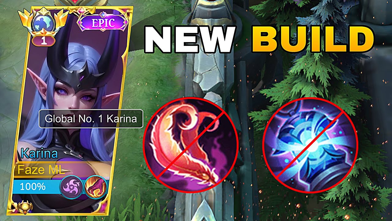KARINA BEST BUILD AND EMBLEM 2023 !! - YouTube