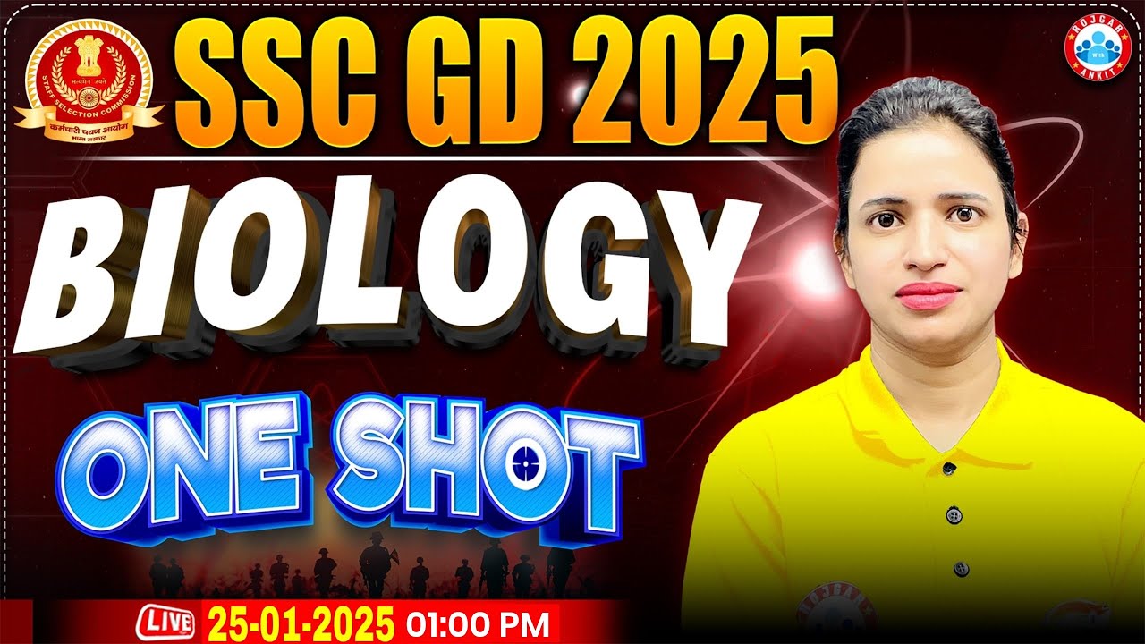 SSC GD 2025 | SSC GD Science Revision Class | Biology For SSC GD ...