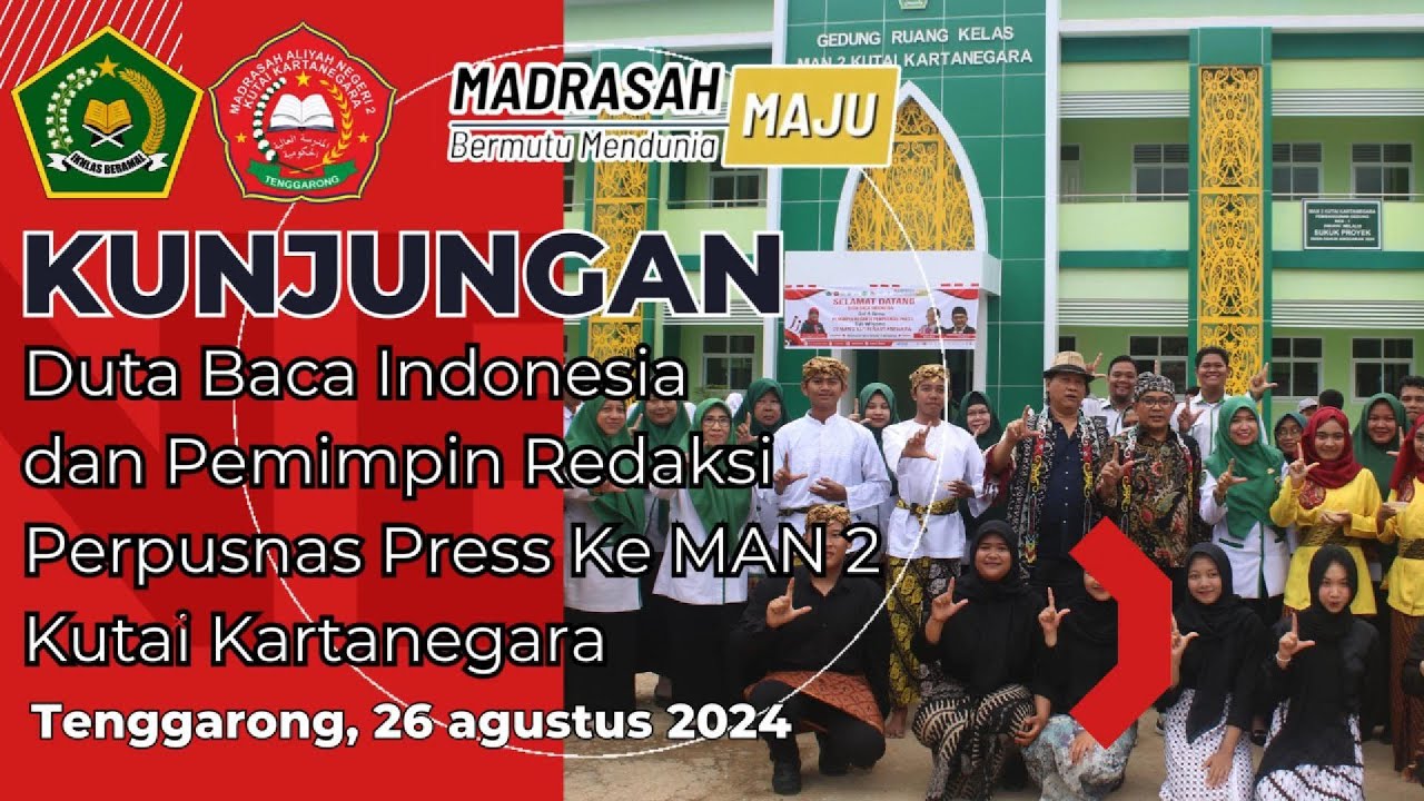 Gol A Gong dan Edi Wiyono Kunjungi MAN 2 Kutai Kartanegara: Inspirasi ...