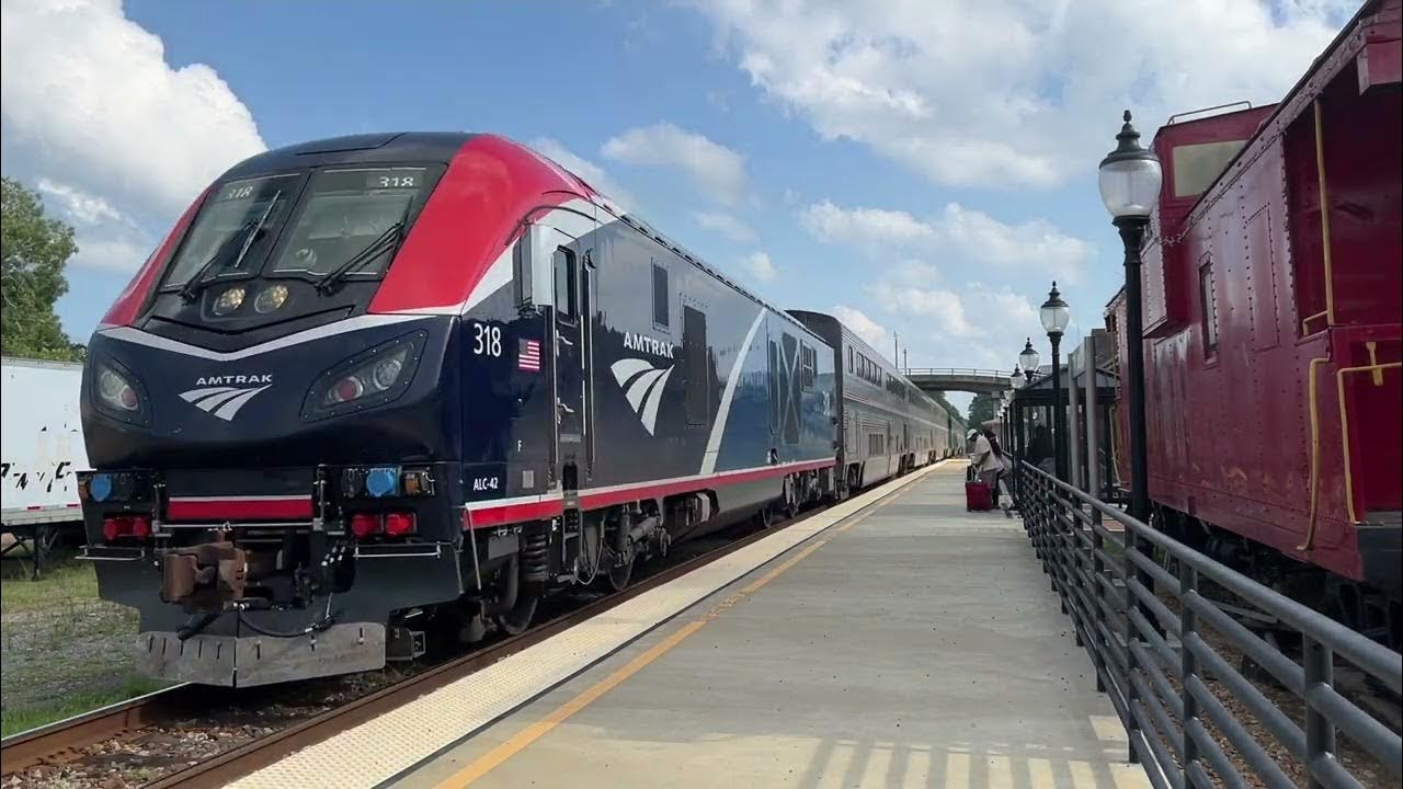 Amtrak ALC 42 318 Leads AMTK 58 - YouTube