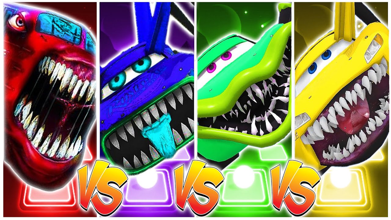 MEGA TRAIN EATER 🆚3 MCQUEEN SPIDER 🎶Who Is Best? - YouTube