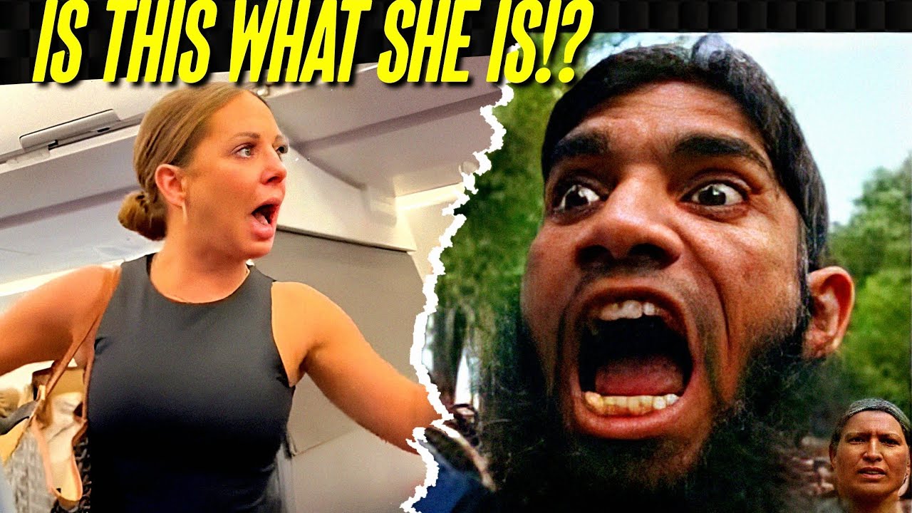 Woman Freaks Out On Plane Update - She Is An Actress - YouTube