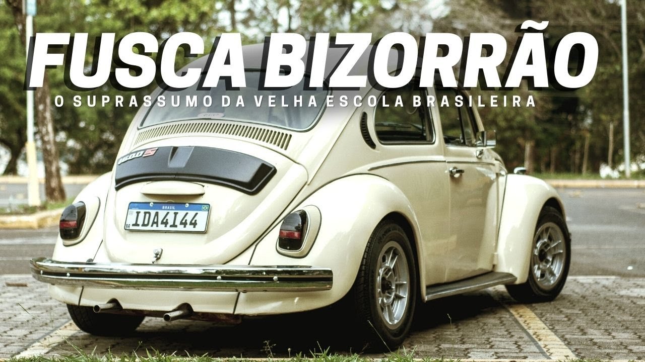 FUSCA BIZORRÃO 1600S, O CARRO QUE A VOLKSWAGEN SE SUPEROU! VELHA ESCOLA ...