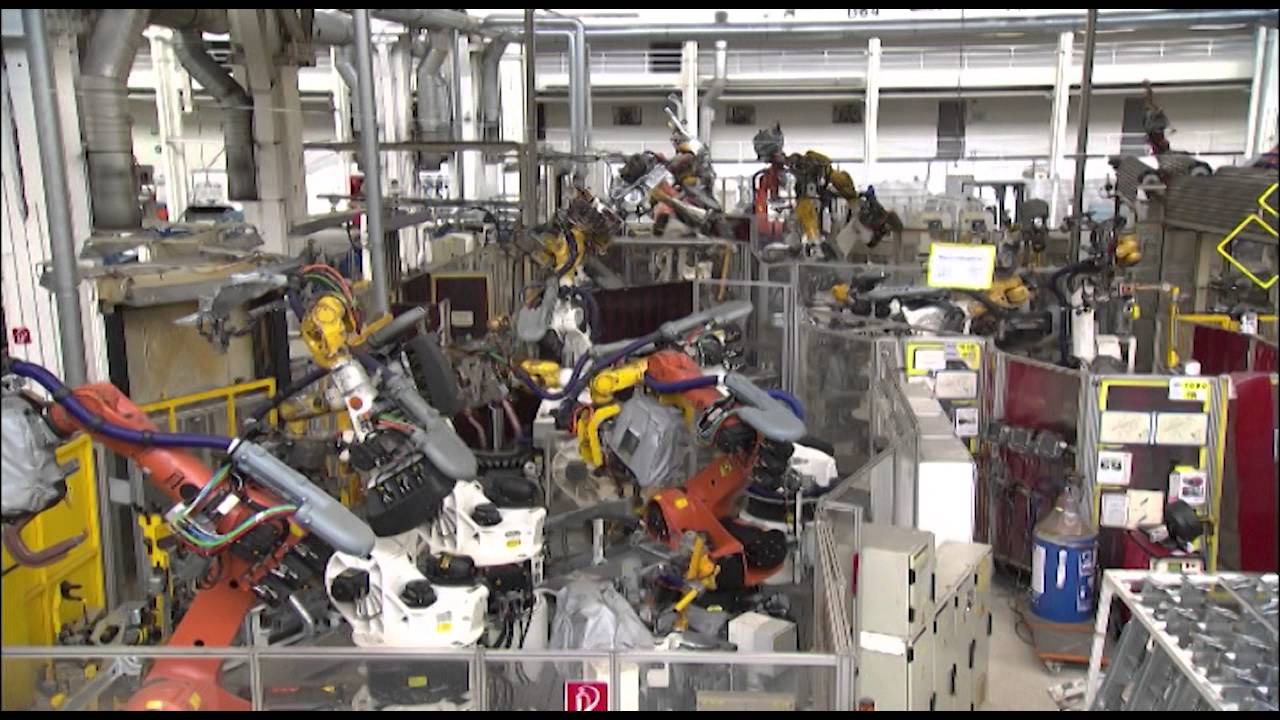 Volkswagen factory Wolfsburg Tiguan production Body Fabrication - YouTube