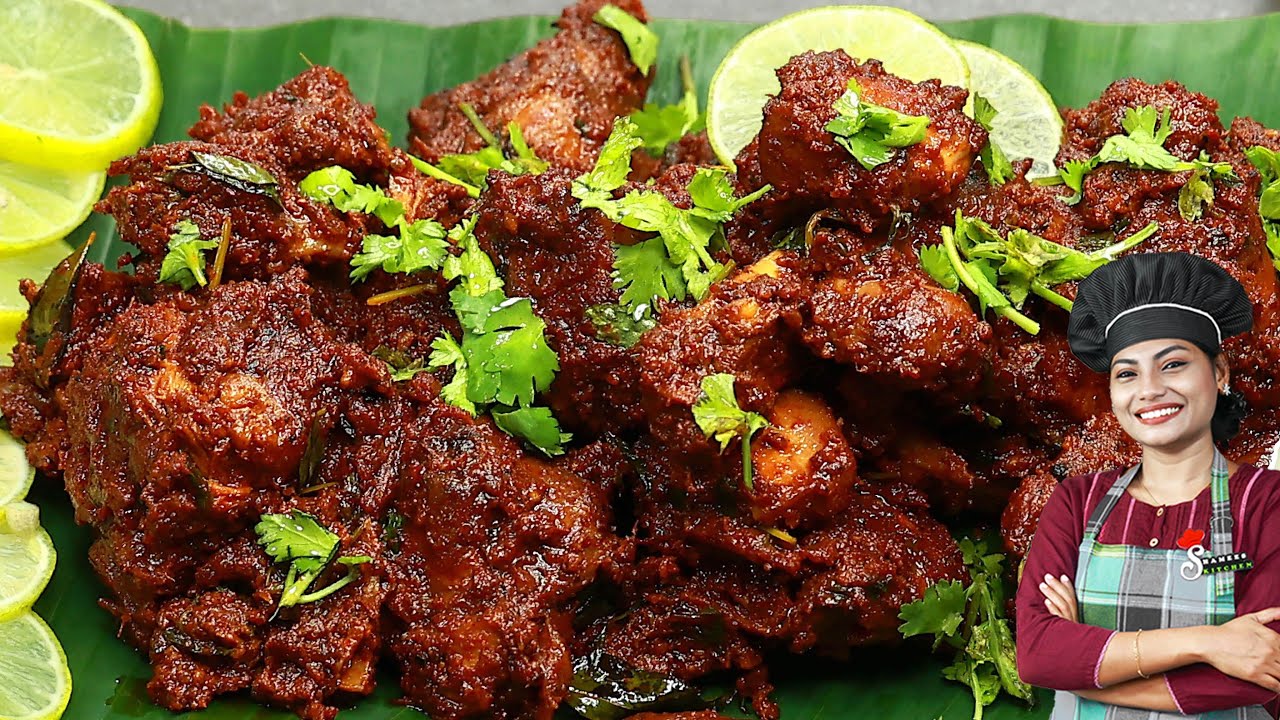 ചിക്കൻ എങ്ങനെ കഴിച്ചിട്ടുണ്ടോ💯👌| Spicy Juicy Chicken Garlic Roast ...