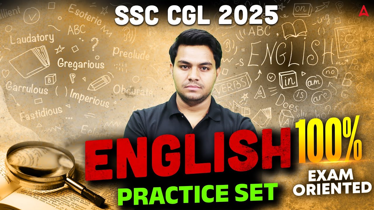 SSC CGL English Expected Questions 2025 | SSC CGL English Practice Set ...