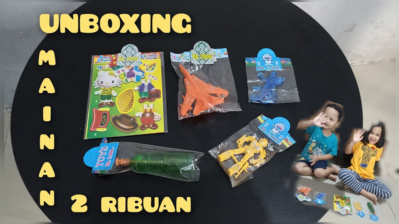 SERU‼️UNBOXING MAINAN 2 RIBUAN BERSAMA KAKAK - YouTube