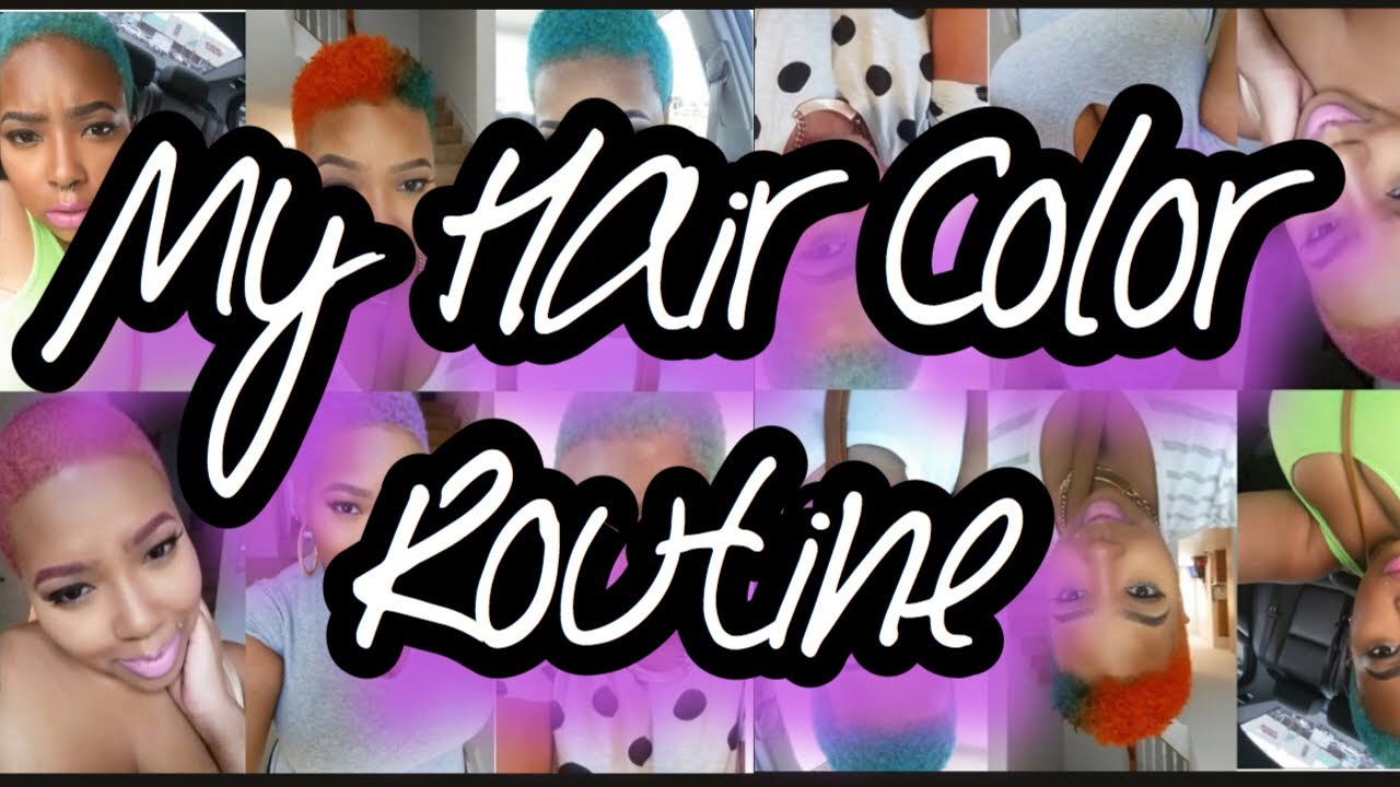 💜💜MY HAIR COLOR ROUTINE💜💜 HOW I DYE MY HAIR💜💜 - YouTube