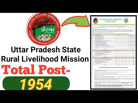 Uttar Pradesh State Rural Livelihood Mission Recruitment|UPSRLM|UPSRLM ...