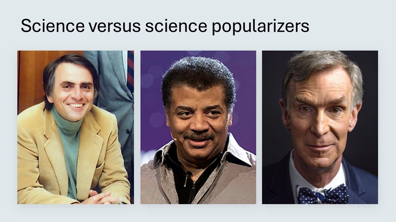 Science versus science popularizers - YouTube