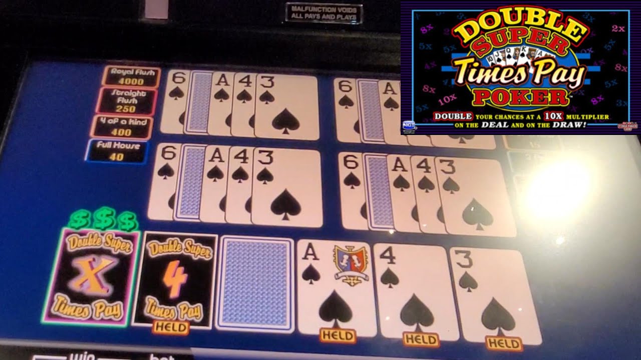 Double Super Times Pay Video Poker at Aria, Las Vegas - YouTube