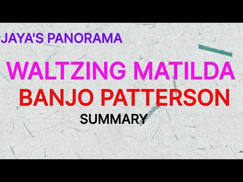 WALTZING MATILDA BY BANJO PATTERSON - SUMMARY - YouTube