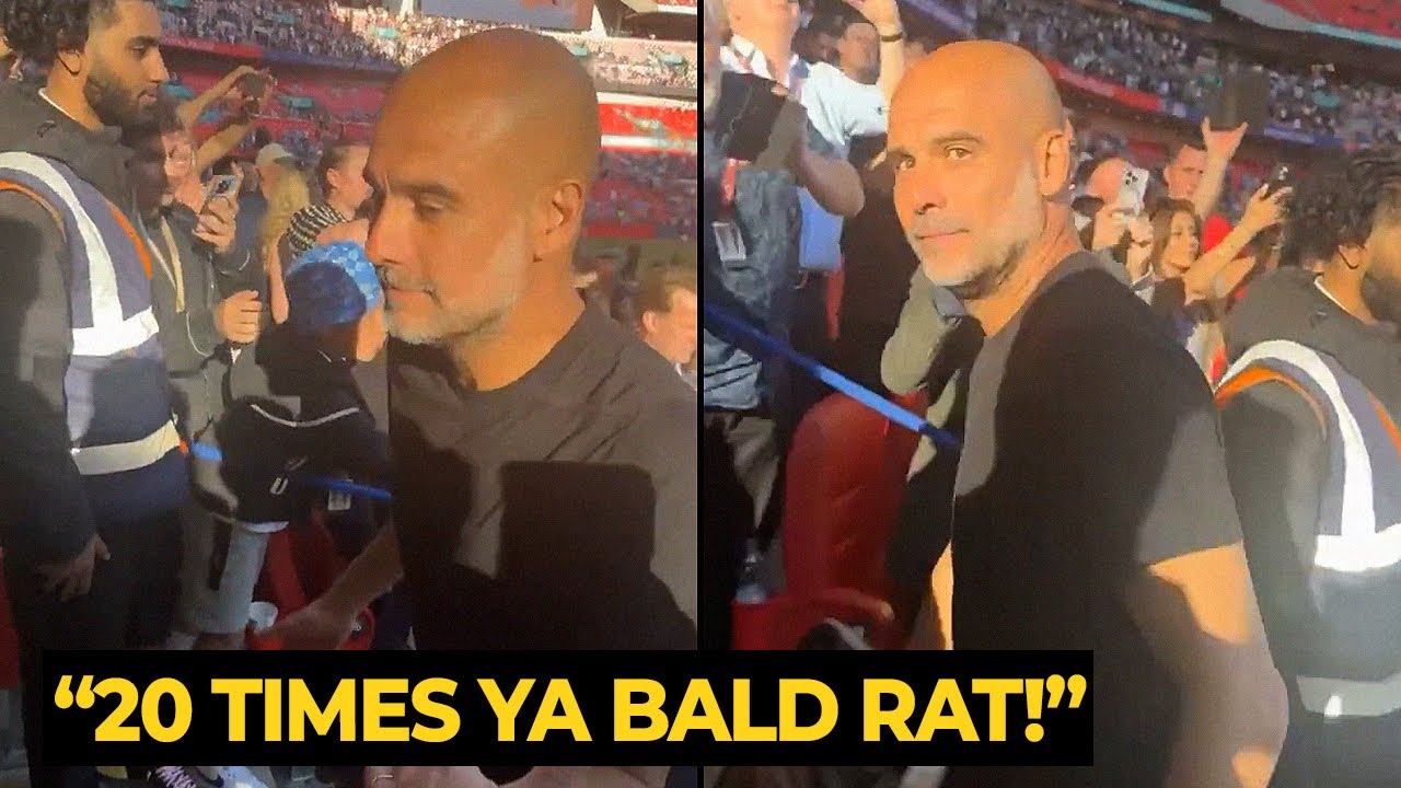 Liverpool fans trolls Pep Guardiola being called '20 times ya bald rat ...