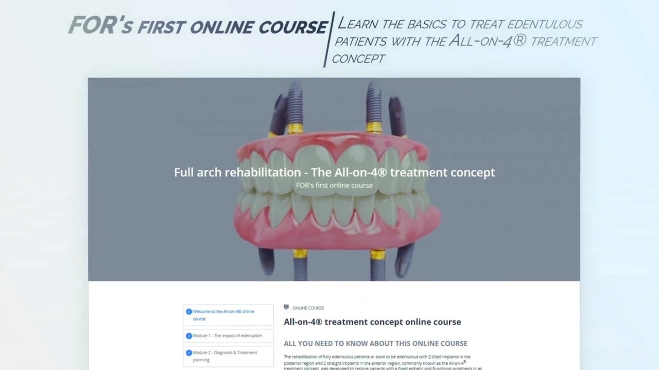 The All-on-4® online course.⁣ - YouTube