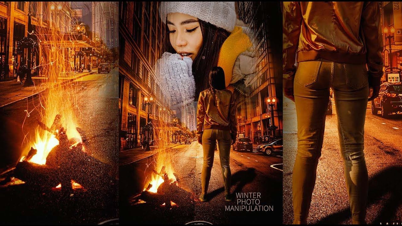 how to create photo manipulation design - YouTube