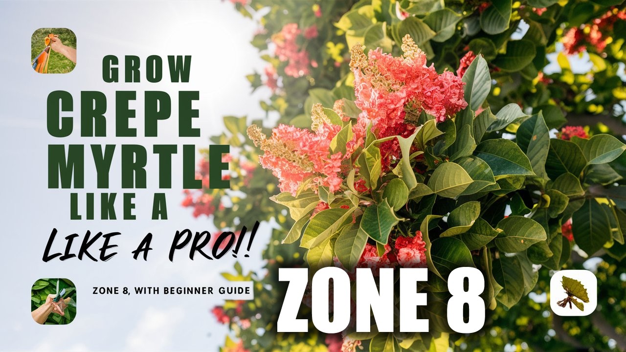 How to Grow Crepe Myrtle in Zone 8: The Ultimate Beginner's Guide - YouTube