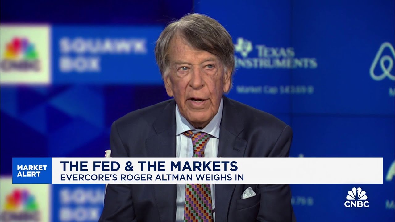 Evercore's Roger Altman on the economy: A nearly perfect overall ...