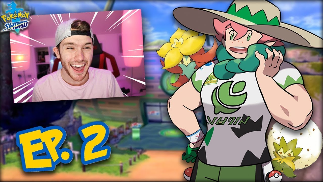 Lets Play Pokemon Sword Part 2: Our First Gym Challenge! - YouTube